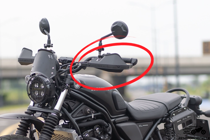 Handguards for Honda SCL500 - REM