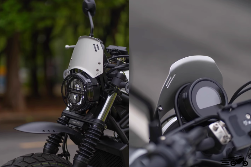 Honda SCL500 windshield - REM