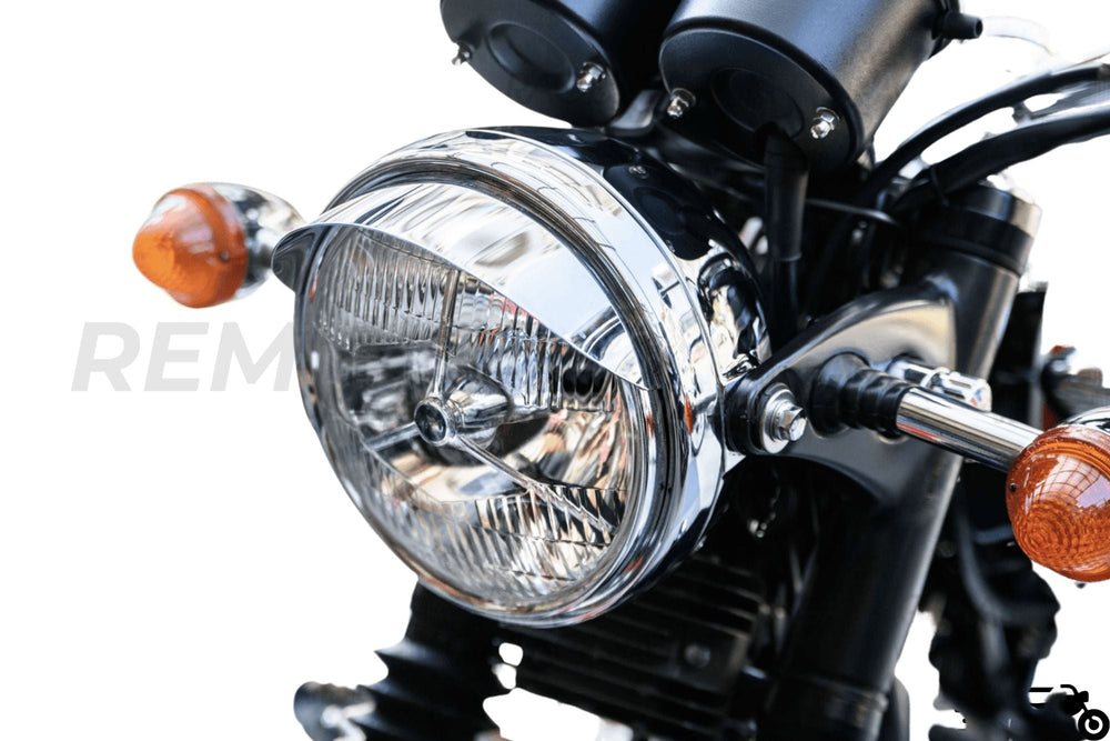 LUCAS P700 Vintage motorcycle headlight - REM