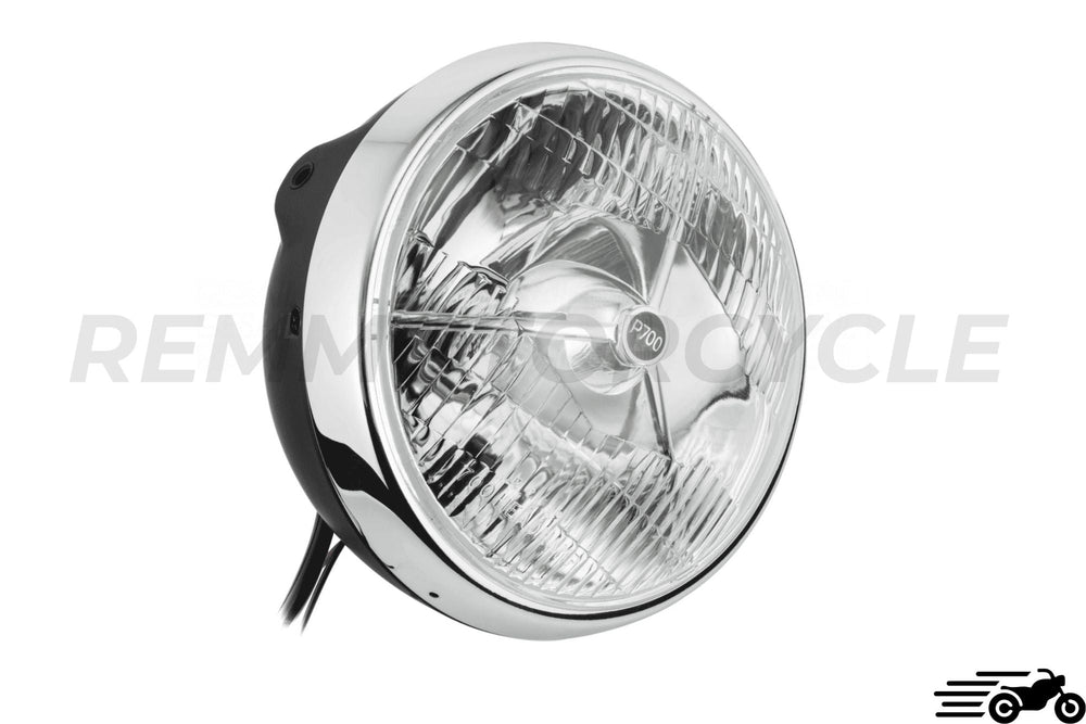 LUCAS P700 Vintage motorcycle headlight - REM