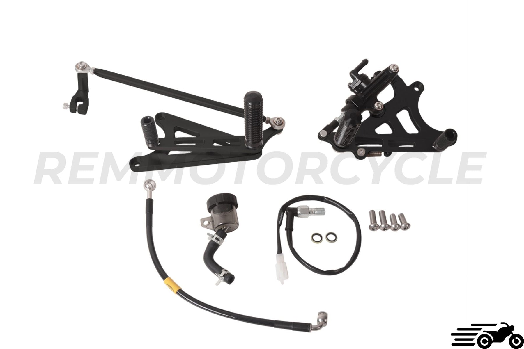 BMW K100 K75 K1100 Rear Set Complete Kit - REM