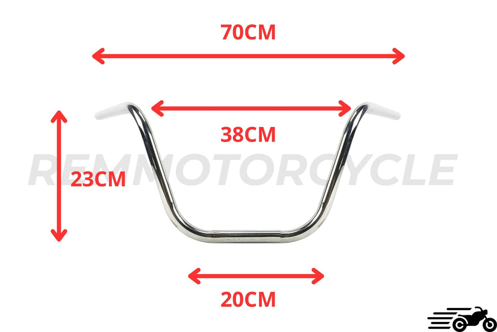 Chopper Handlebar 7/8" Chrome - REM